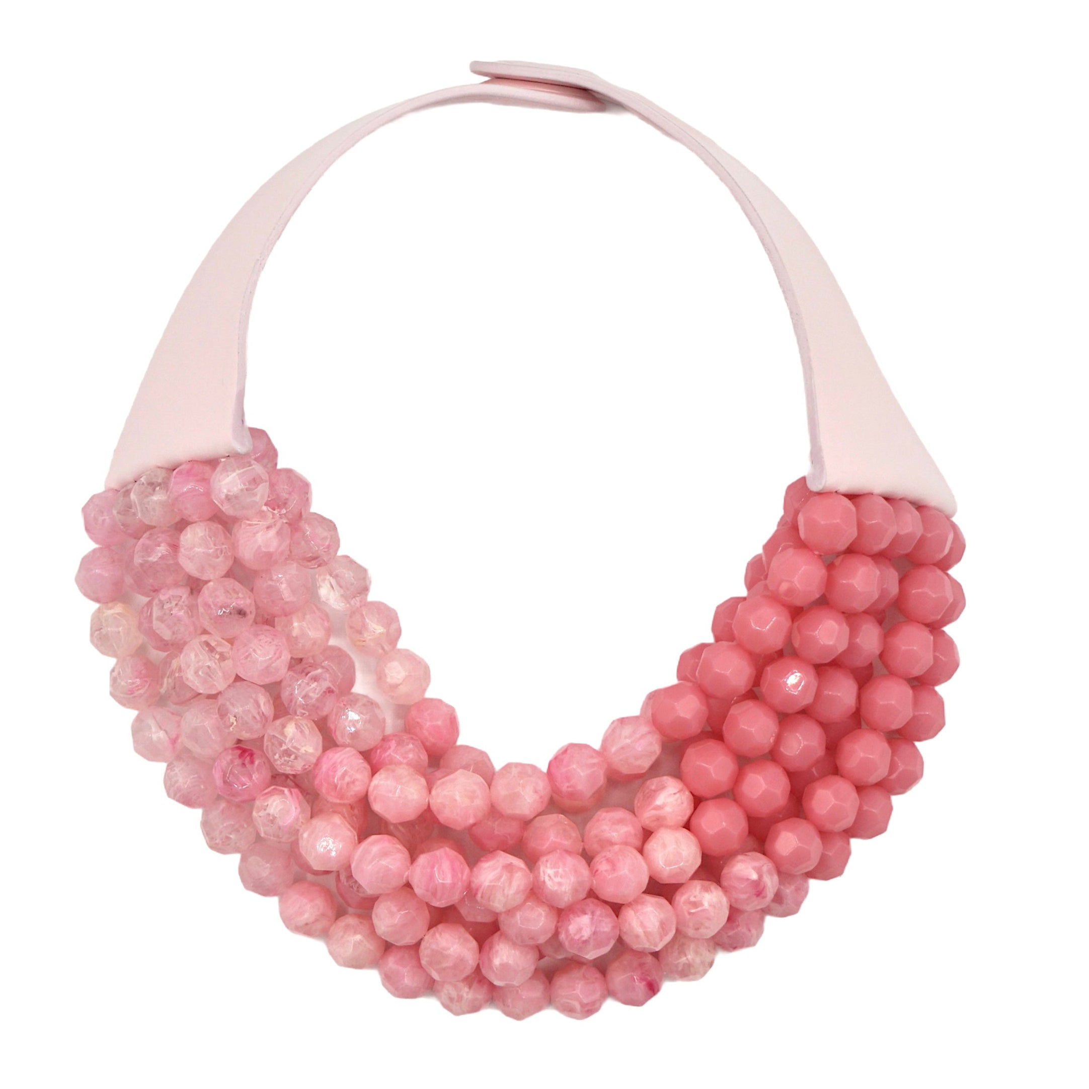 Bella Three Tone Carnation Ballerina Rose Pink Necklace – Fairchild Baldwin